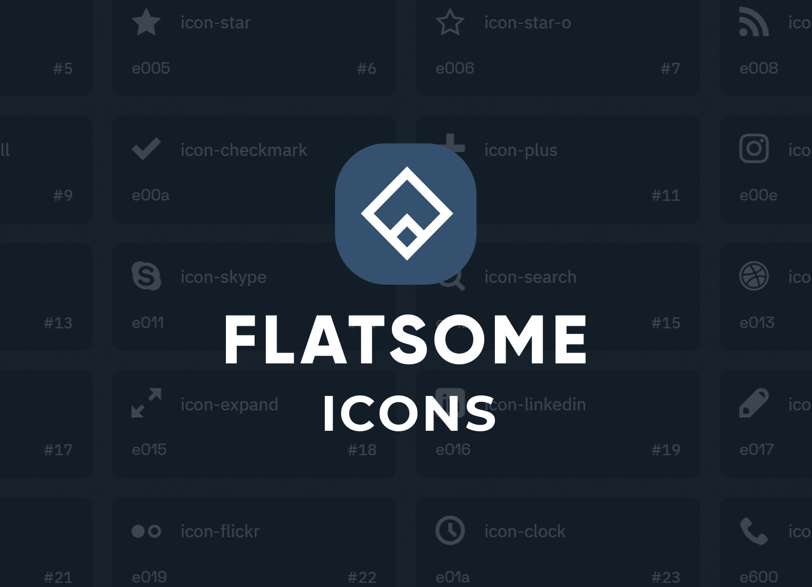 Thư viện Flatsome icon của theme Flatsome - Obelix Flatsome Elements